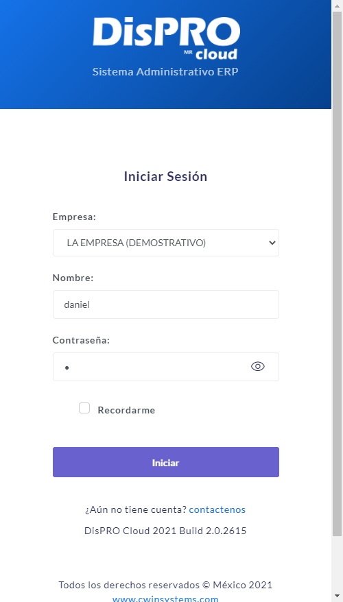 DisPRO Cloud | CWin Systems