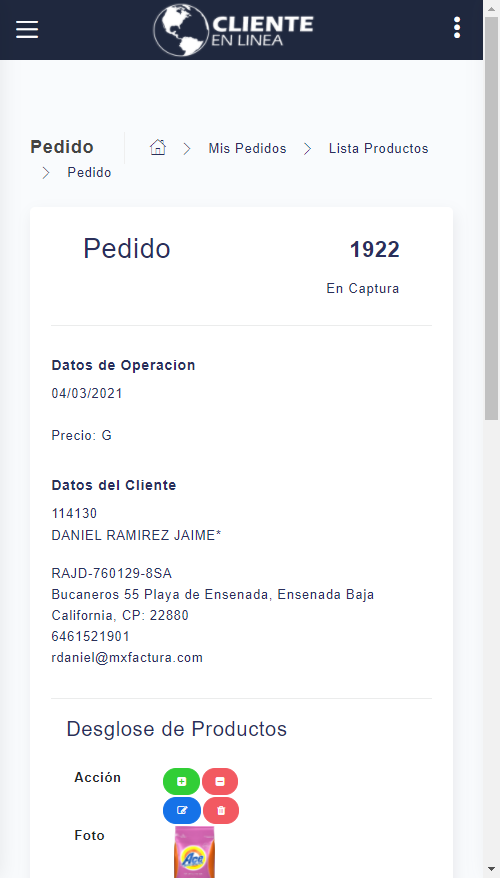 Cliente En Línea | CWin Systems