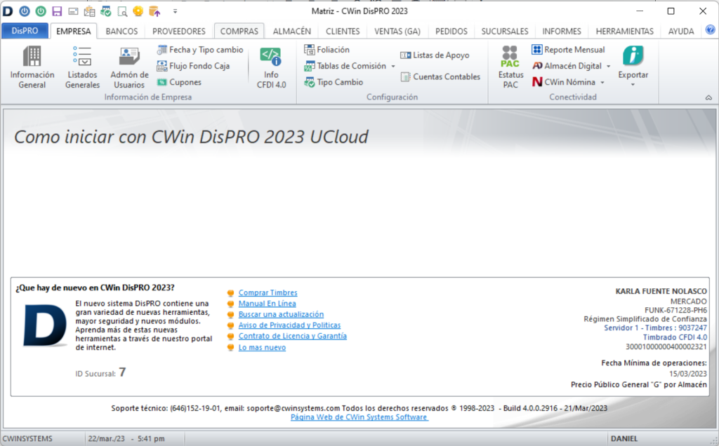 DisPRO Lo Nuevo | CWin Systems