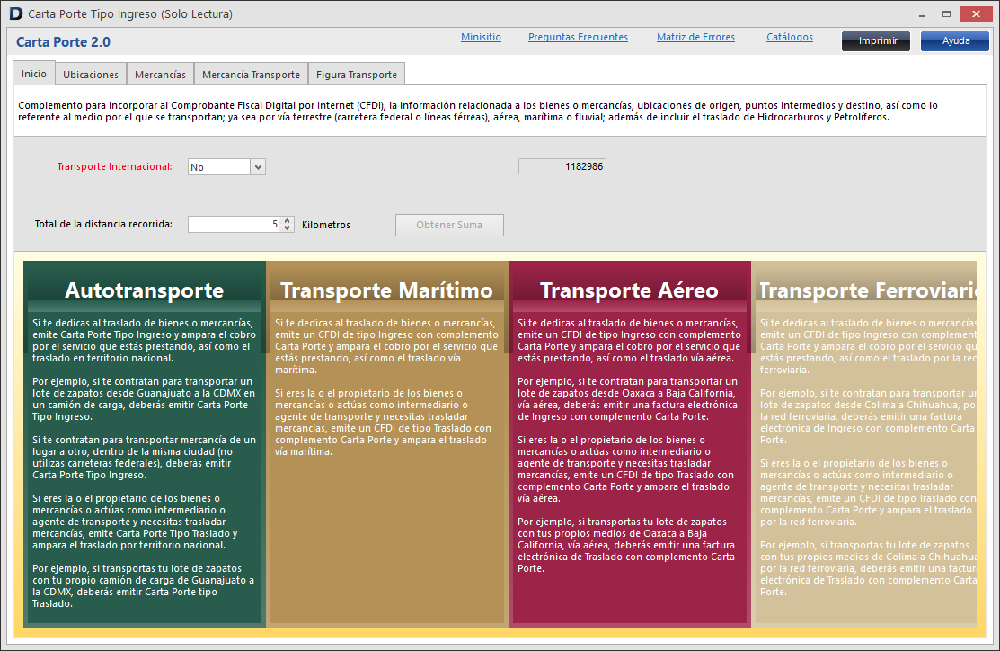 Carta Porte | CWin Systems