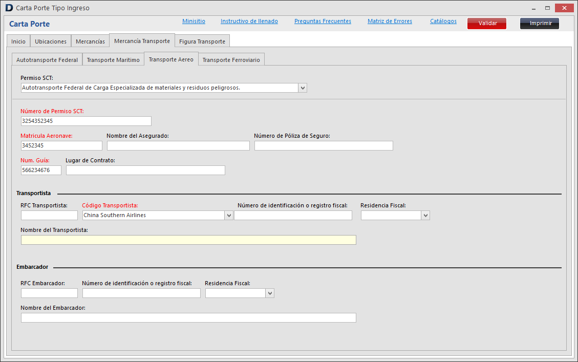 Carta Porte | CWin Systems